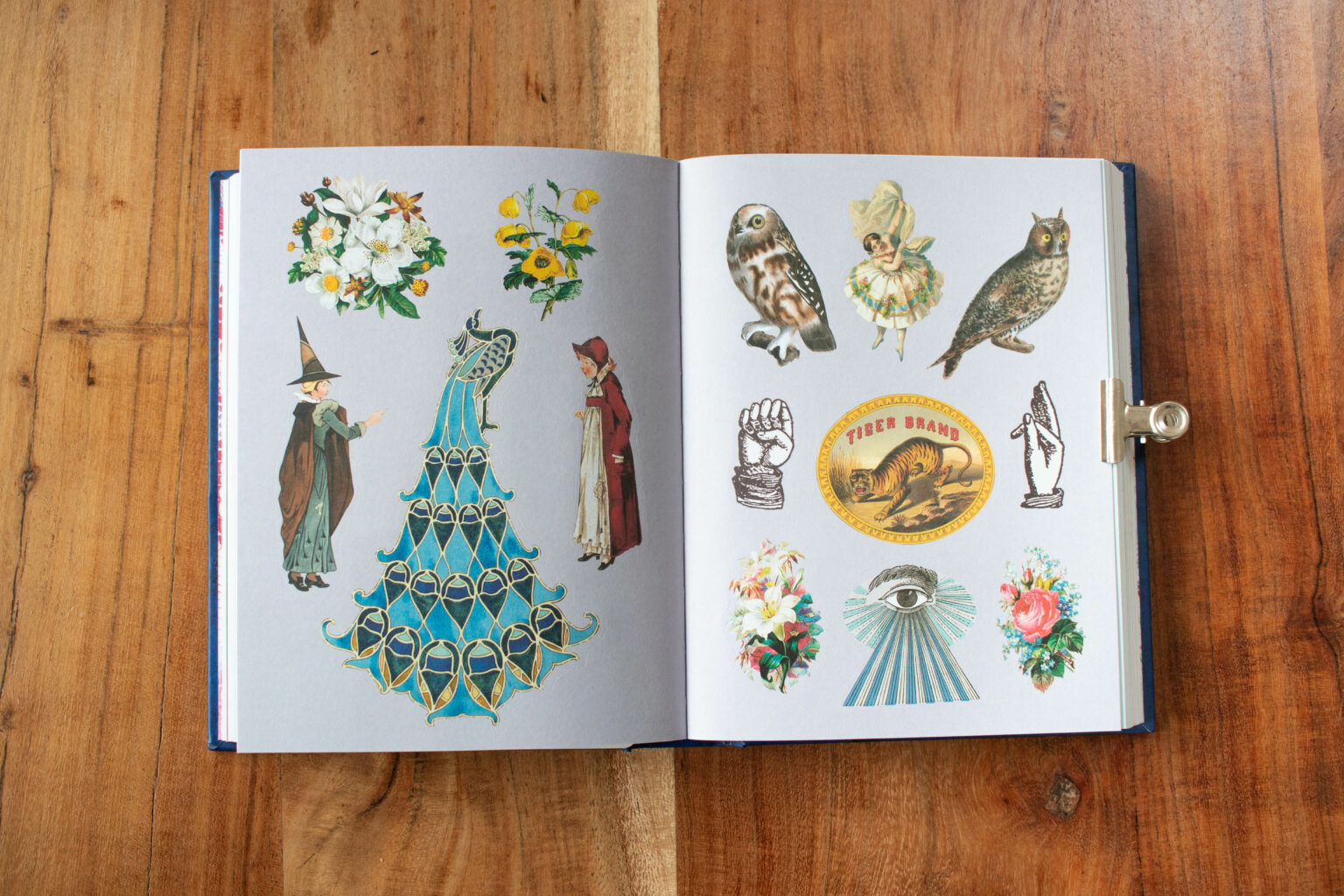 Art journal : des stickers books pour des collages originaux ...